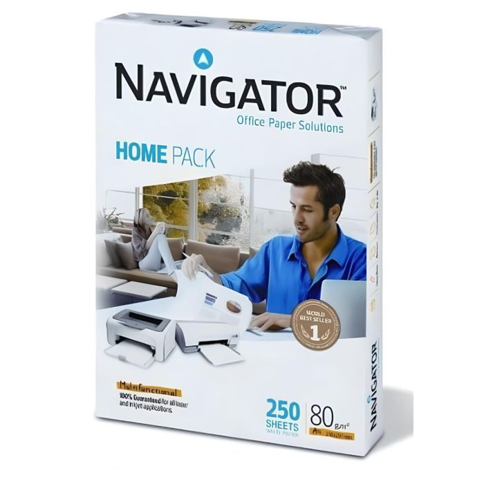 Rame Papier NAVIGATOR A4 250 Feuilles 80g Blanc