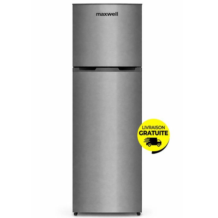 Frigo MAXWELL MAX-RDDF270S 270 Litres DeFrost - Silver