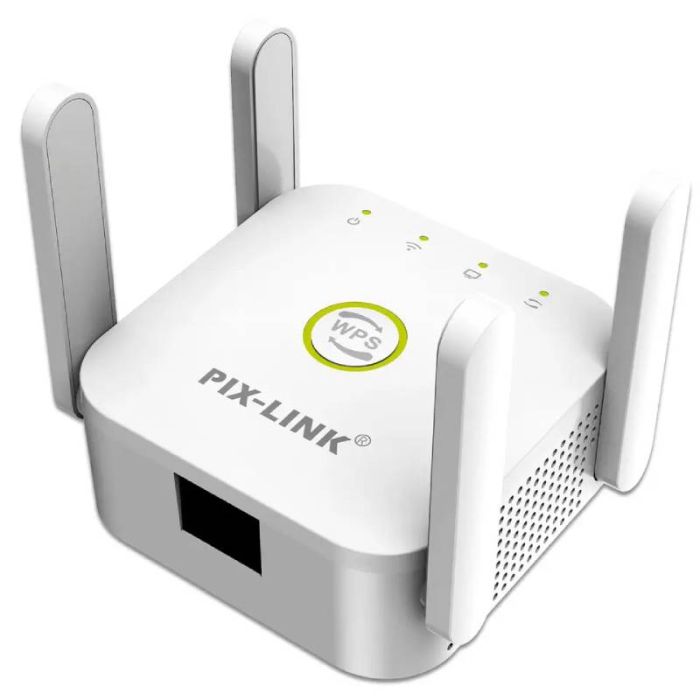 Répéteur Wi-Fi PIX-LINK LV-WR24Q | Wireless-N 300 Mbps Blanc