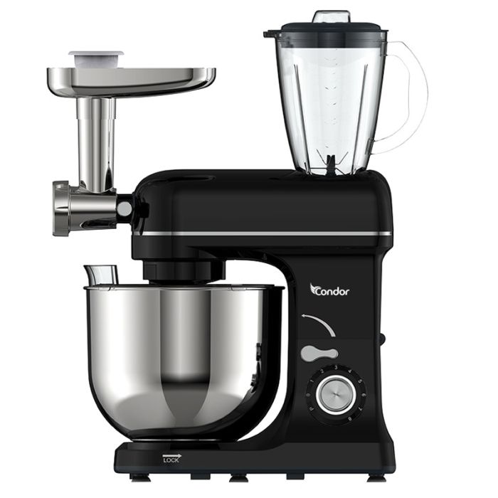 Robot Pétrin Multifonction CONDOR Power Mix 8L - Noir