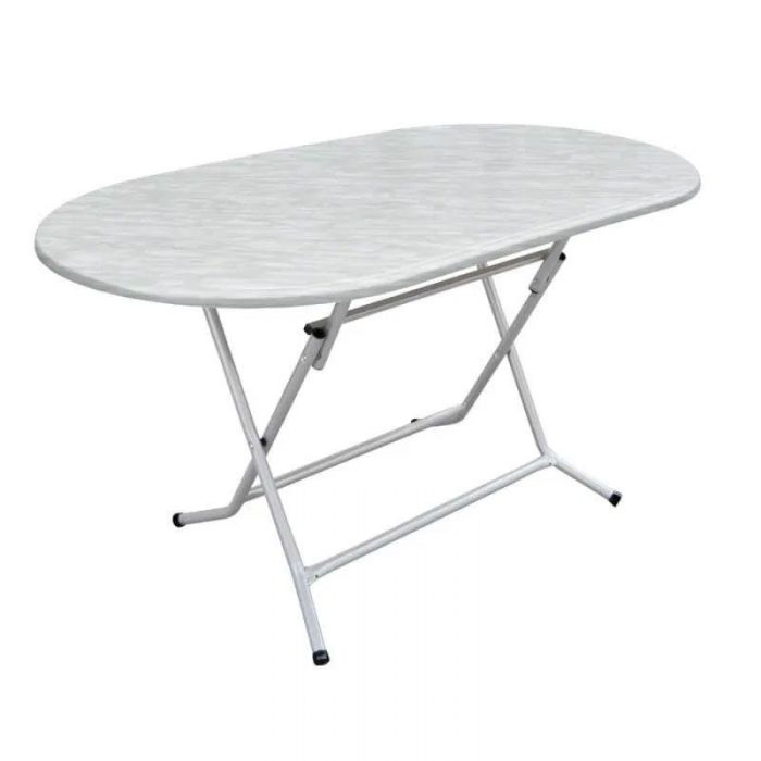Table SOTUFAB Pliante Ovale 145x78 Werzalit - Marbré