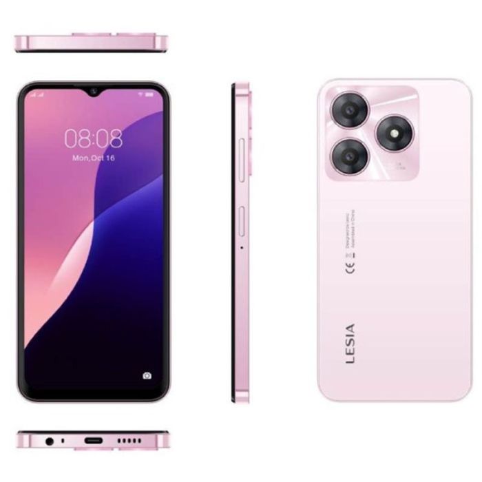 Smartphone LESIA YOUNG 3 4Go RAM 32Go Android 13 - Rose