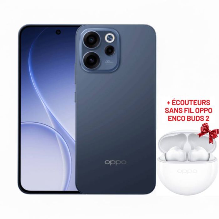 Smartphone OPPO Reno 15F 24Go 512Go 5G - Bleu Crépuscule