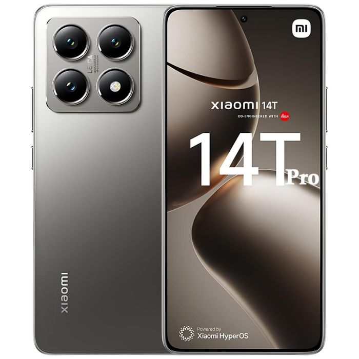 Smartphone XIAOMI 14t Pro 5G 12Go 512Go - Gris titane