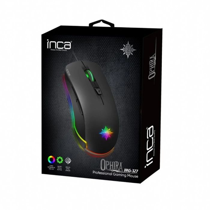 Souris Gamer Filaire INCA IMG-327 RGB - Noir