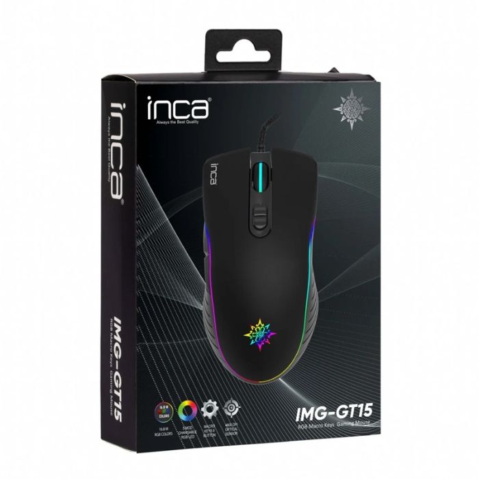 Souris Gamer Filaire INCA IMG-GT15 RGB - Noir