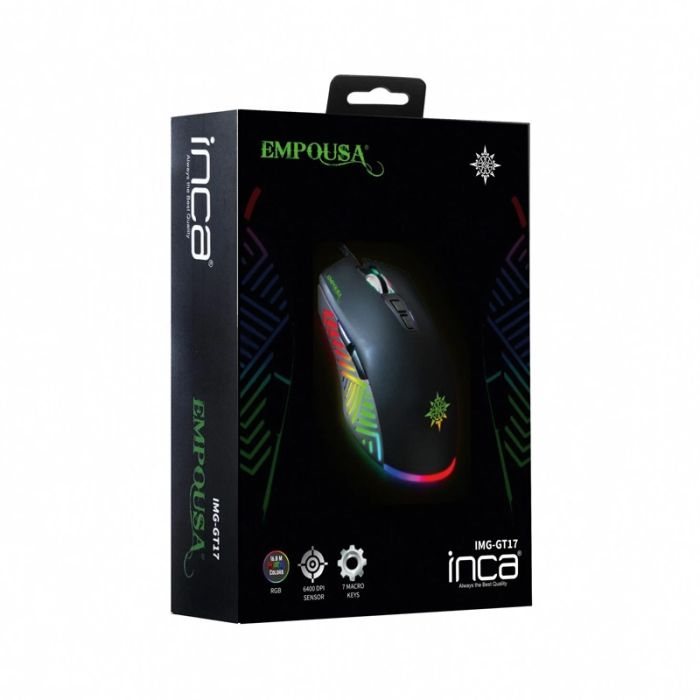 Souris Gamer Filaire INCA IMG-GT17 RGB - Noir