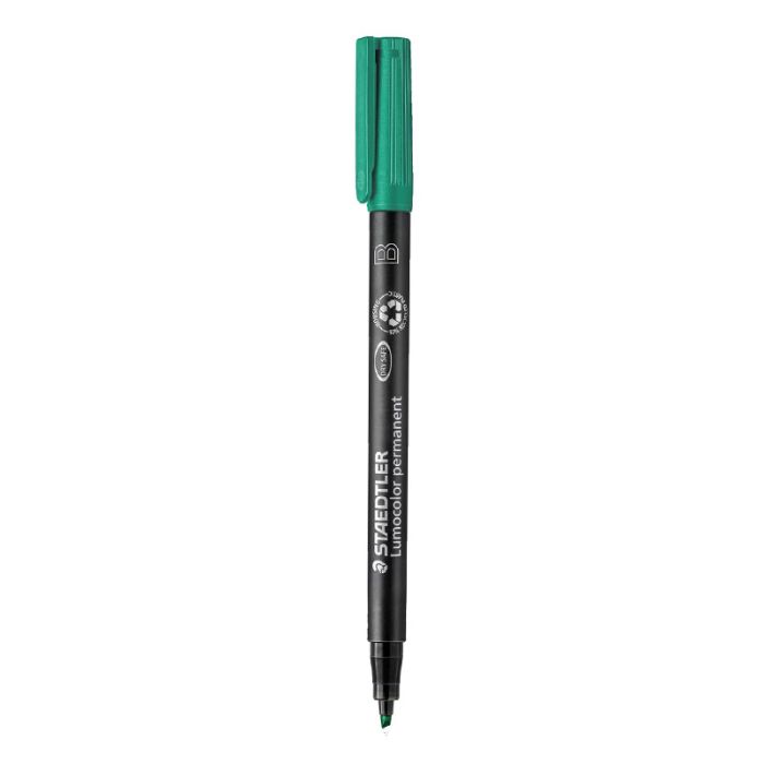 Stylo Lumocolor permanent STAEDTLER universel B Vert