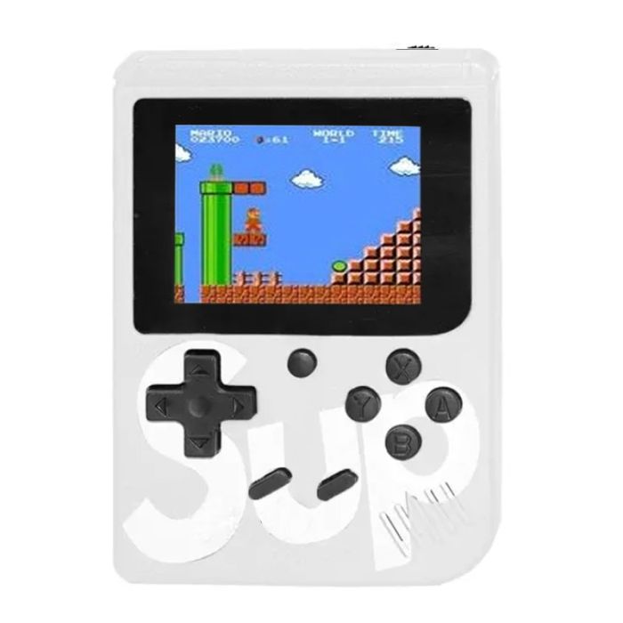 Super Game Box 400 En 1 Blanc – Mini Console Portable