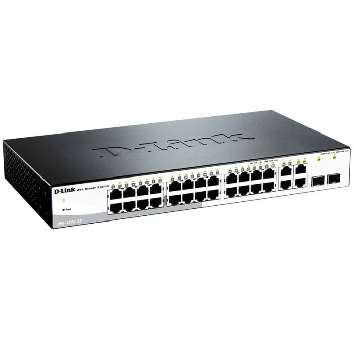 Switch D-Link DGS-1210-28P 24 Ports - Noir