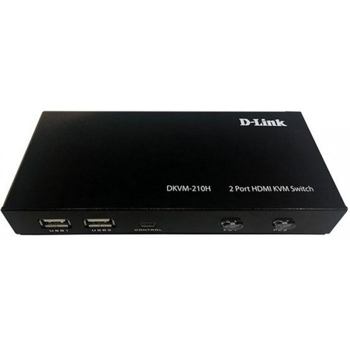 Commutateur réseau D-Link KVM DKVM-210H HDMI & USB - Noir