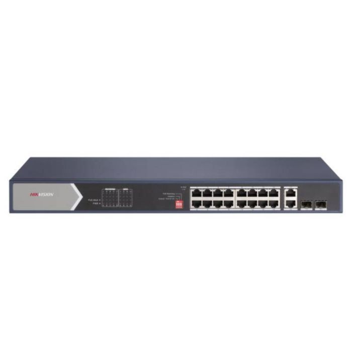 Switch HIKVISION 16 Ports Smart PoE avec 2 SFP Gigabit