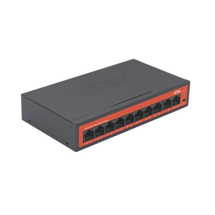 Switch Witek WI-PS210H V1 8 ports PoE 10/100Mbps + 2 ports Uplink