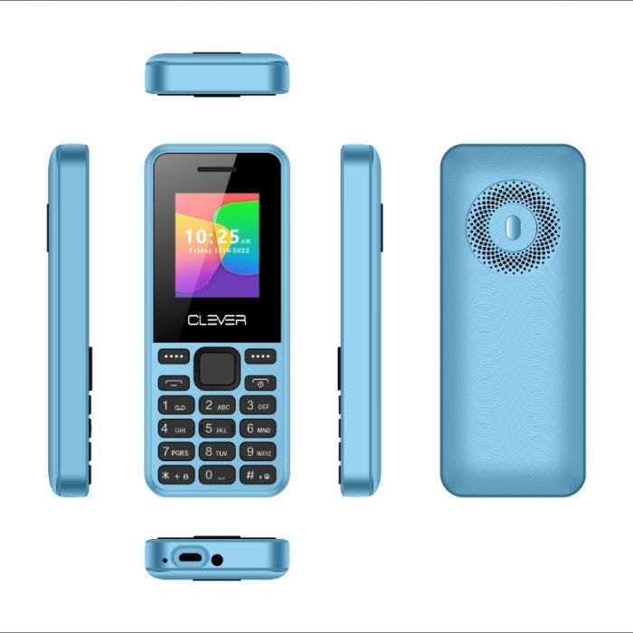 Téléphone Portable Clever C4 ( CLEVER-C4-BLUE )- Bleu