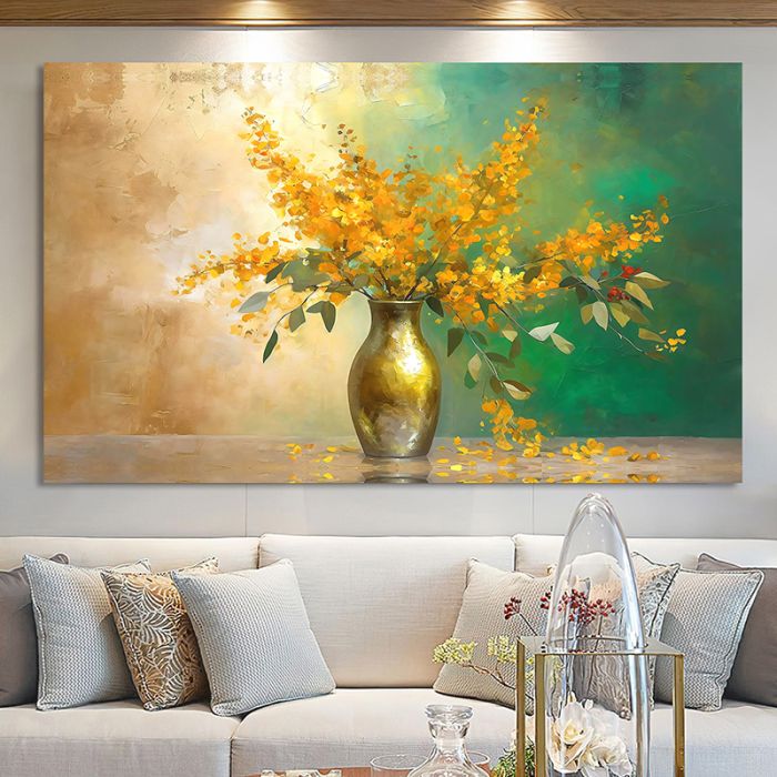 Tableau De Décoration 140 x 90 cm Vase (BY40-T03)