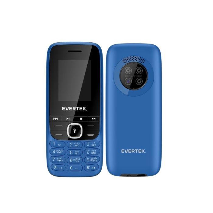 Téléphone Portable EVERTEK EX18 Couleur Bleu