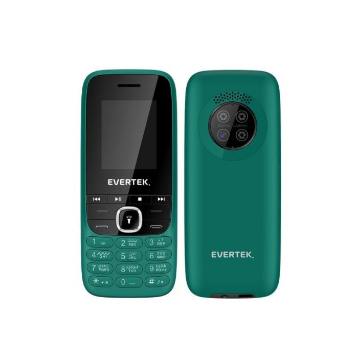 EVERTEK EX18 | Téléphone Portable Double SIM - Vert