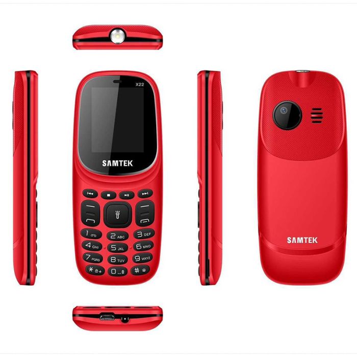 Téléphone Portable SAMTEK X22 - Rouge Téléphone Portable SAMTEK X22 - Rouge