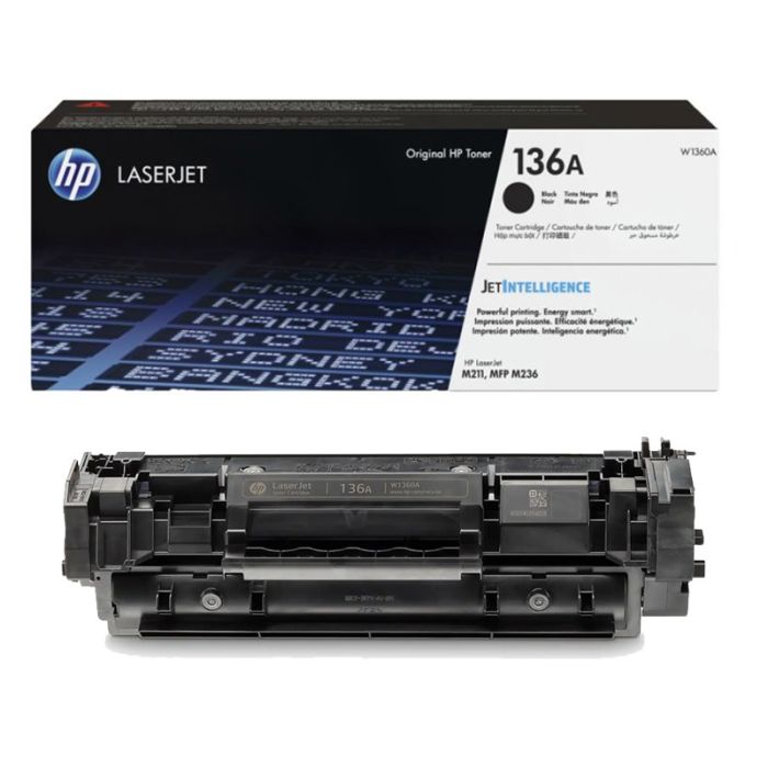 Toner HP LaserJet Original 136A Noir (W1360A)