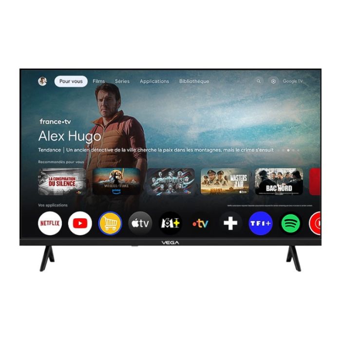 TV VEGA 50" Smart QLED UHD 4K F50F2QBG - Android 14