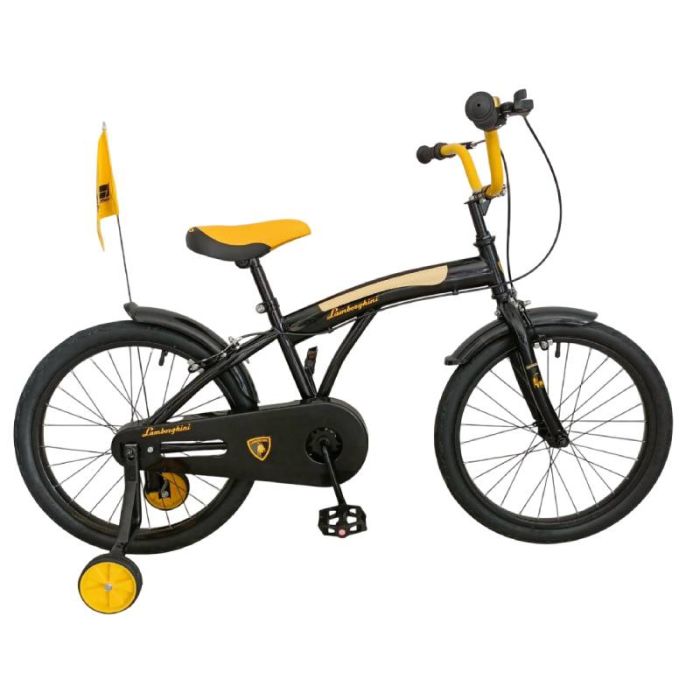 Vélo Enfant RODEO Lamborghini Pour Garçon 20'' - Noir & Jaune