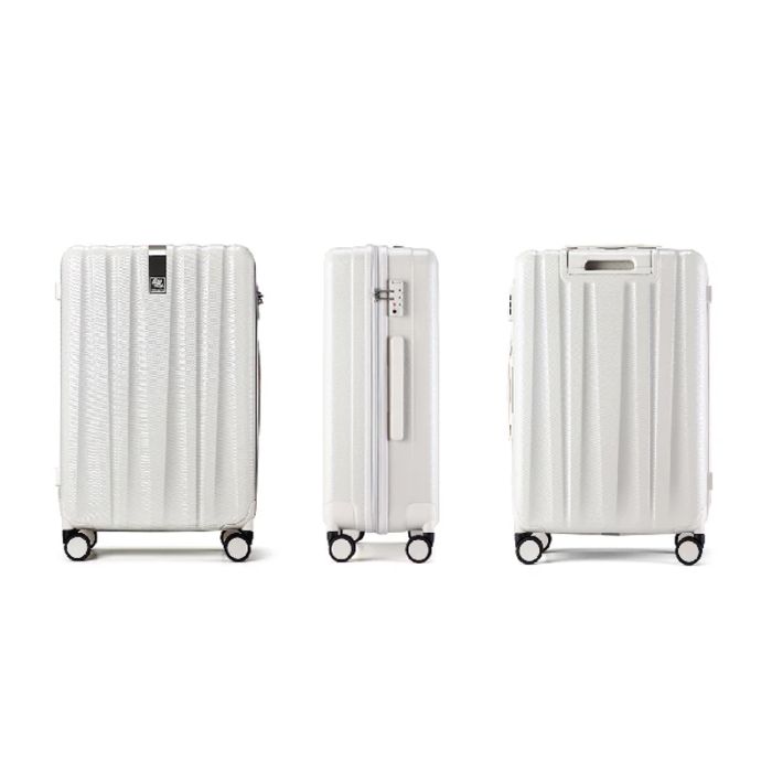 Valise HANKE H80002 Polypropylene Small 20" - Blanc