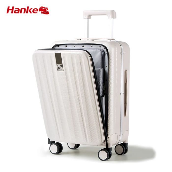 Valise HANKE H9861 Polycarbonate 20" - Blanc