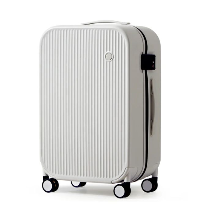 Valise HANKE M9268 Blanche 20 Pouces - Légère et Élégante