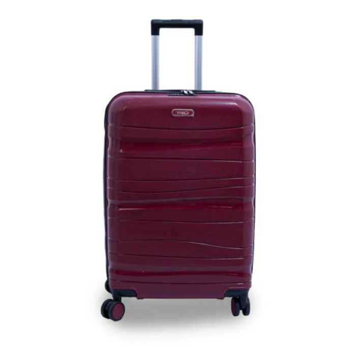 Valise TITOU Incassable Polypropylène Small - Rouge Bordeaux Matte