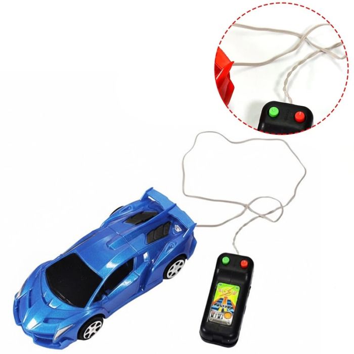 Voiture de Course Télécommandée Pour Enfant - Bleu
